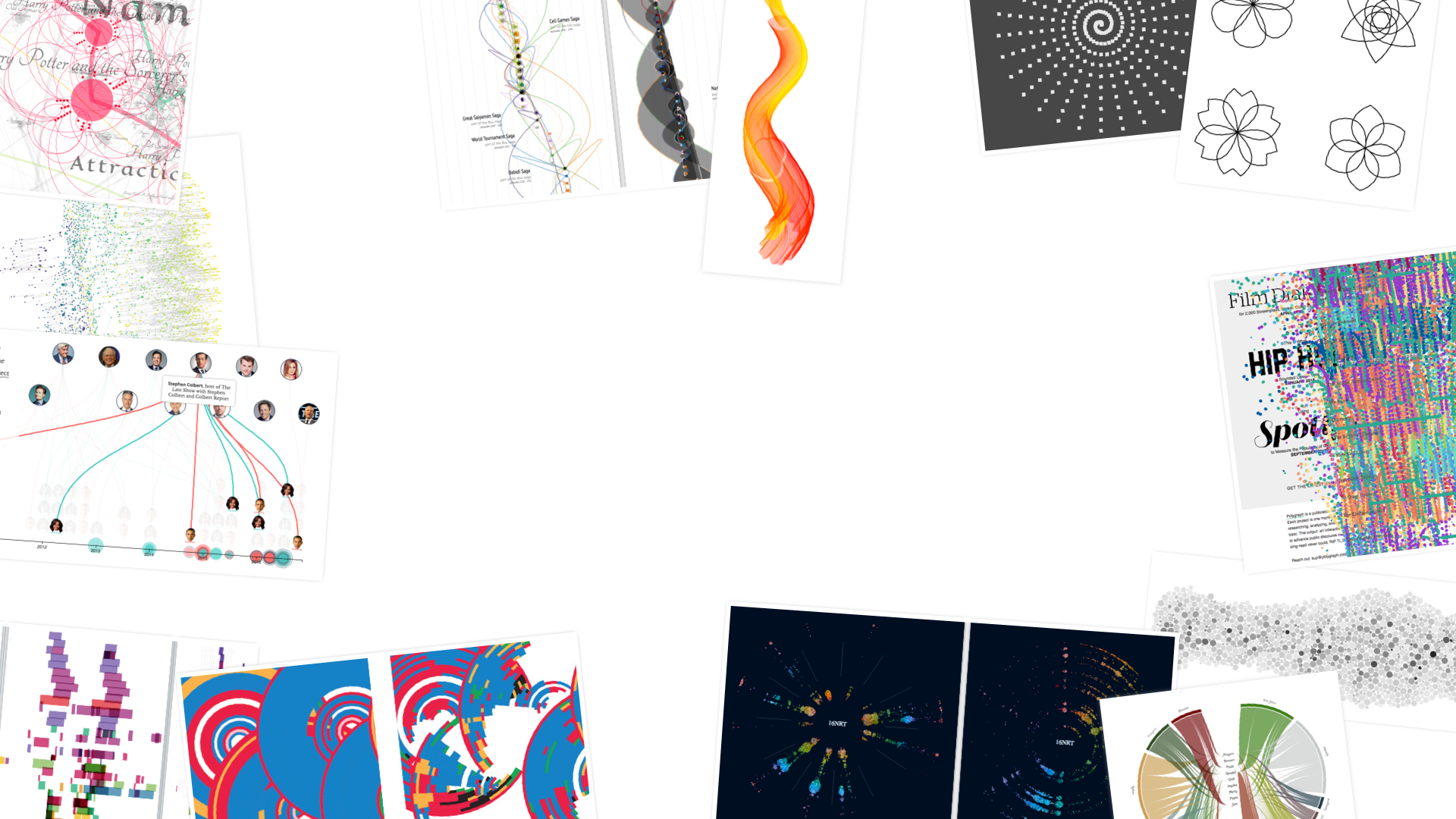 data sketches | a visualization a month